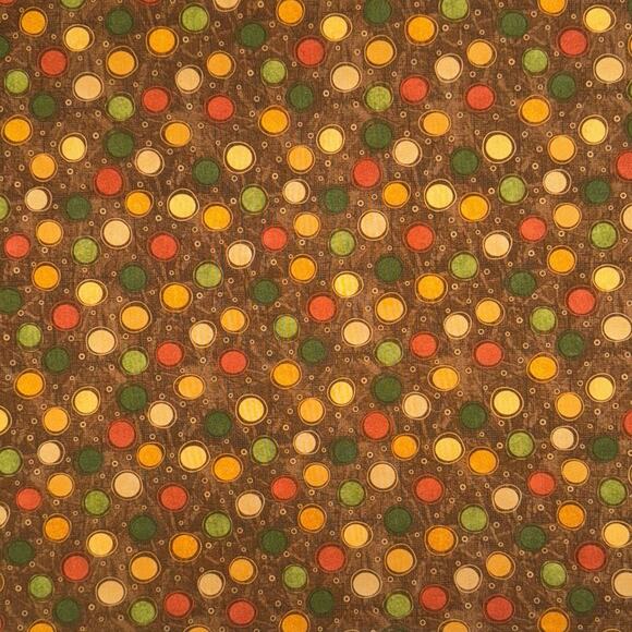 Debbie Mumm | Other | Vintage Geometric Bubble Circle Dot In Brown By ...